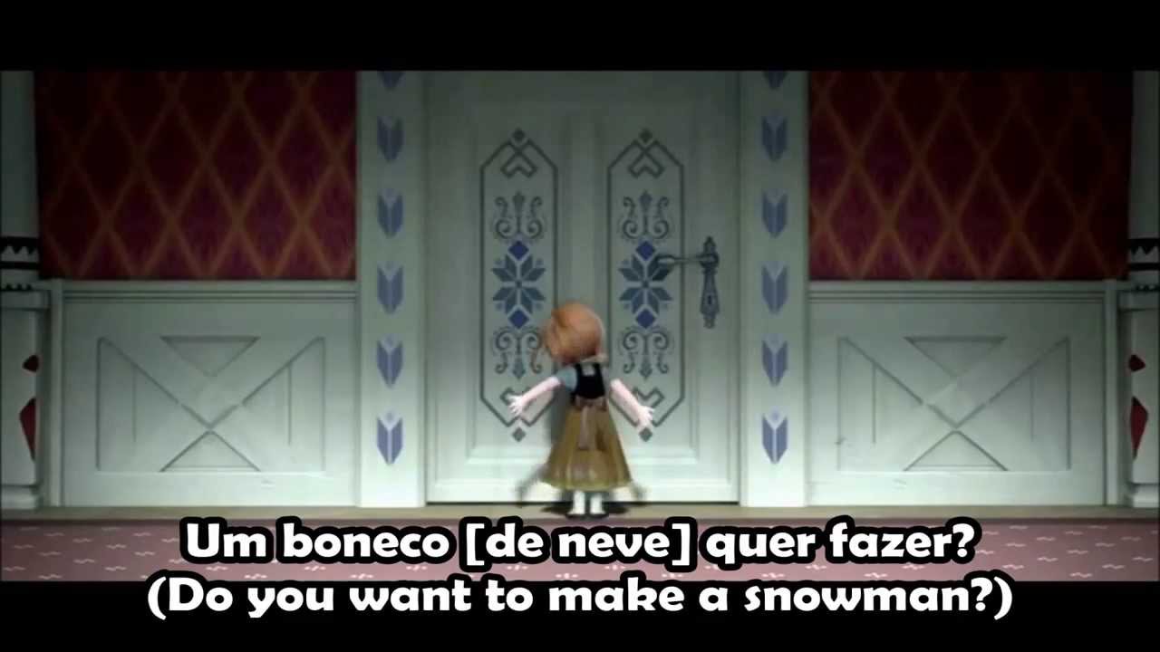 Frozen - Do You Want to Build a Snowman? (Brazilian Portuguese ...