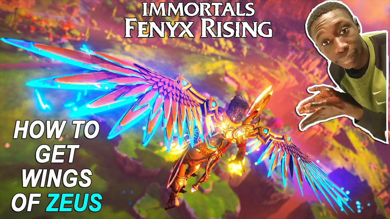 How To Get This AMAZING Looking Wings - Wings Of ZEUS ( Immortals Fenyx ...