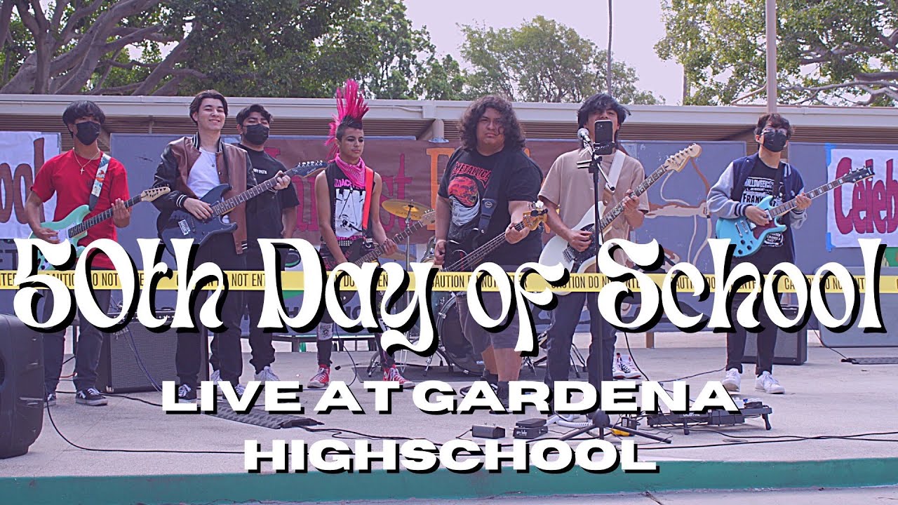 50th day of School Live Performance | Gardena High School - YouTube