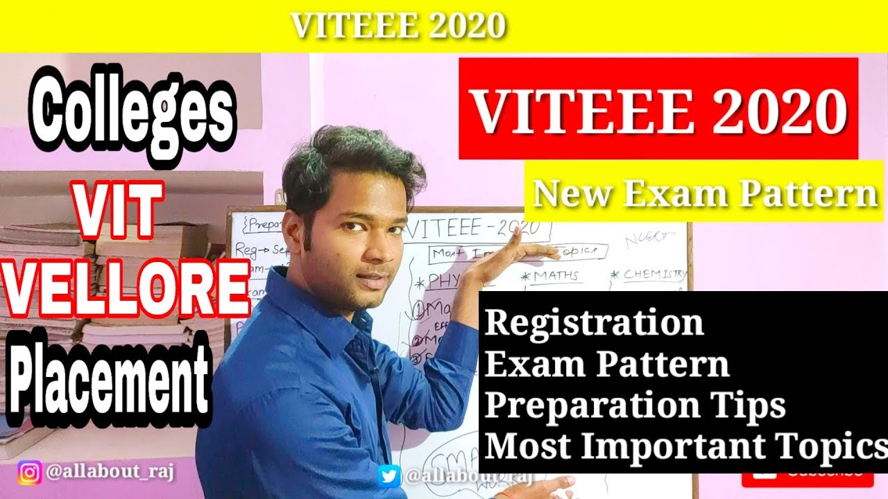 Viteee 2020 || New exam pattern || Placement, fee-structure ...