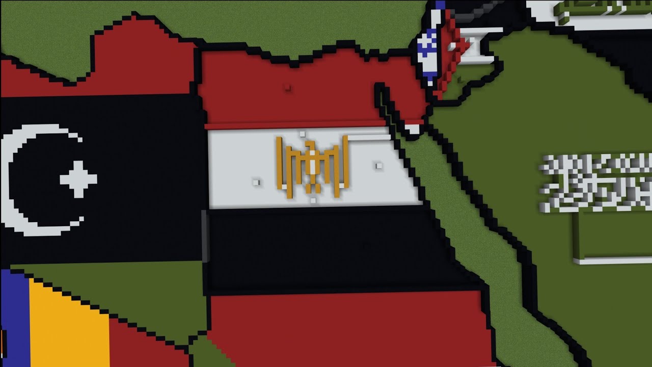 How To Build A Small Scale World Map pt.17 Egypt - YouTube