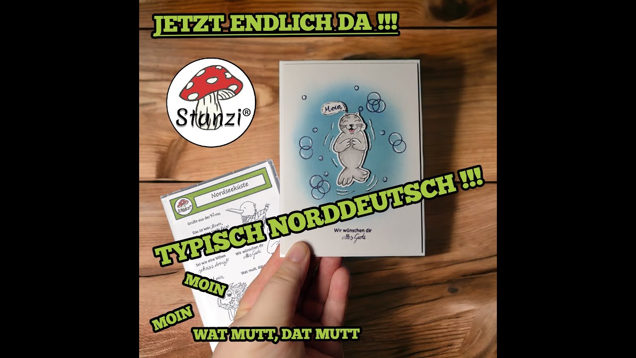 Vorstellung des ersten Stanzi Design Stempel und Stanzschablonen Set ...