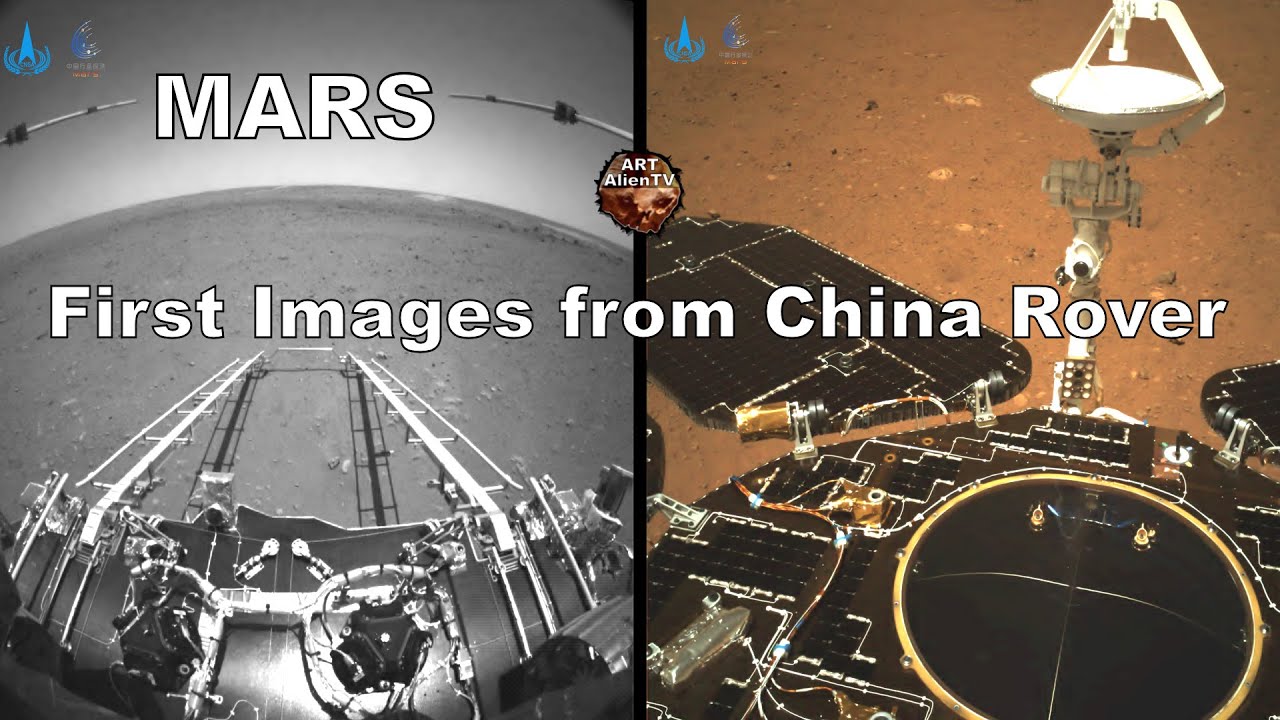 MARS - First Images from China Rover Zhurong - ArtAlienTV - YouTube