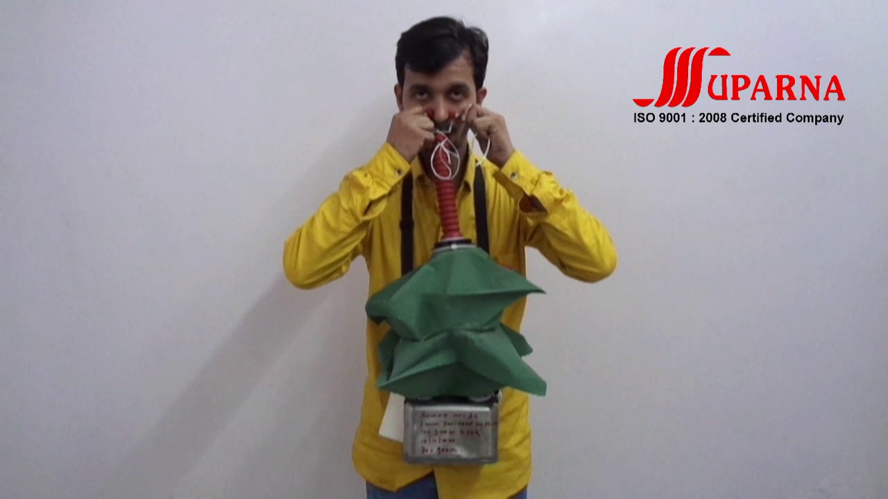 Donning procedure of Self Contained Self Rescuer - Potassium Superoxide ...