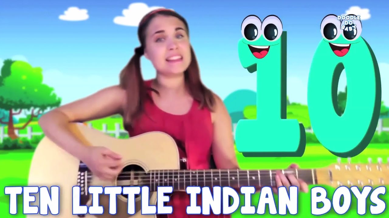 Ten Little Indian Boys | Nursery Rhymes | Counting Song | Kids Rhymes ...