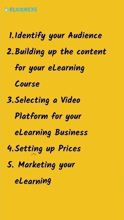 5 Steps to Start an eLearning Business | eLearning Platform | E ...