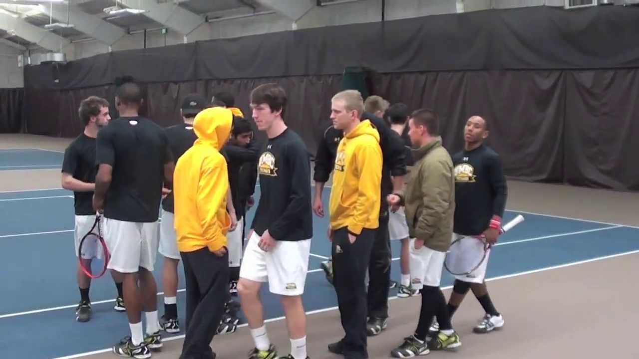 UMBC Men's Tennis vs George Mason 3/7/14 - YouTube