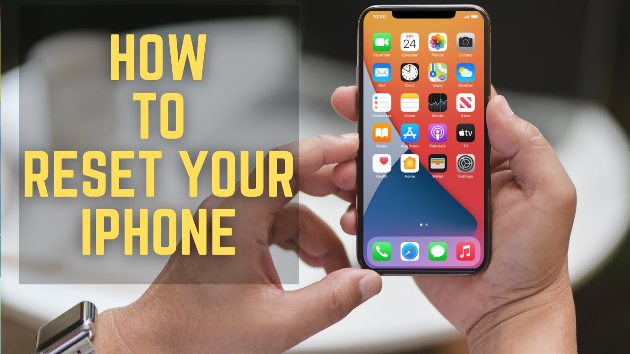 How to Reset Apple iPhone 12 Back to Factory Settings - YouTube