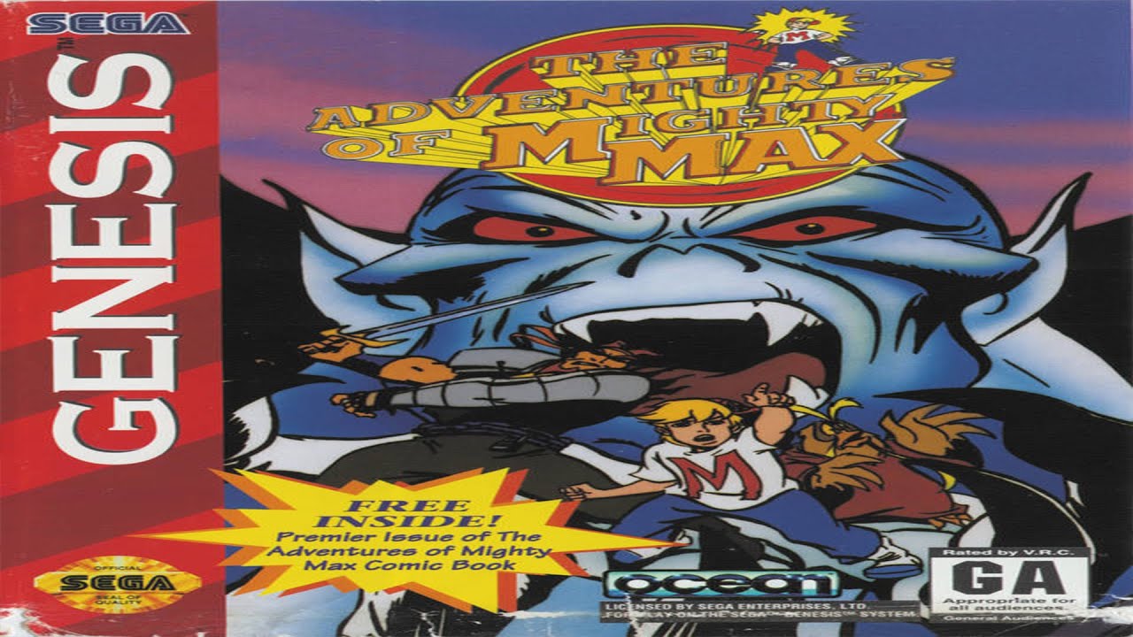 The Adventures of Mighty Max Gameplay Sega Genesis - Mega Drive - YouTube