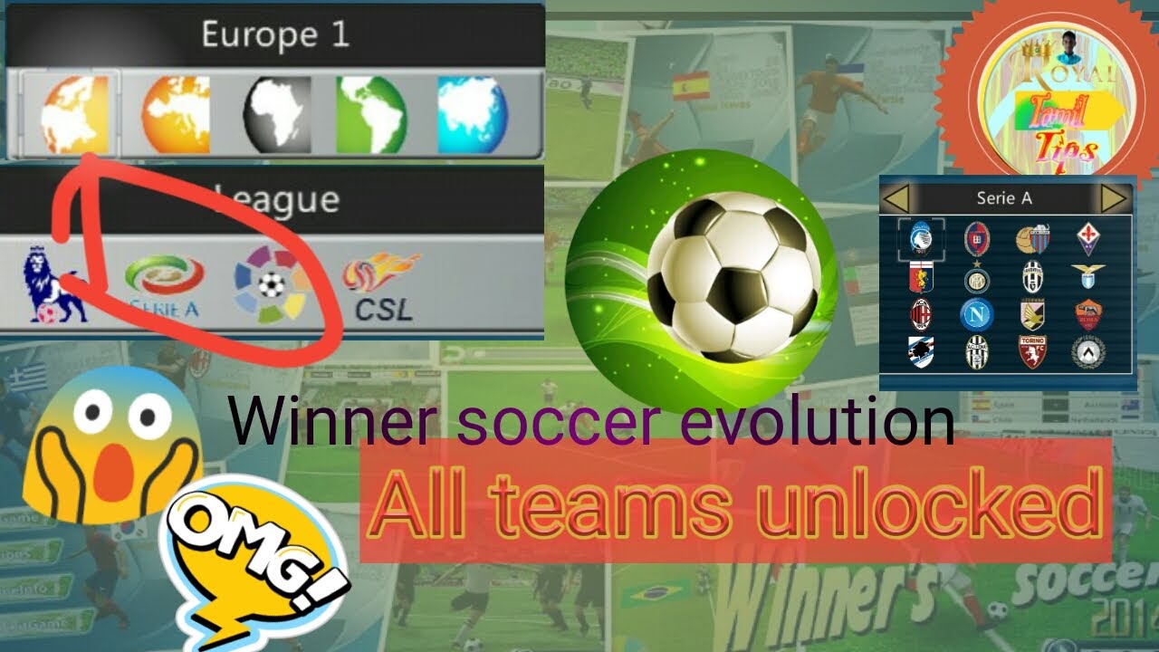 How to download winner soccer evolution hack mod all teams unlocked ...