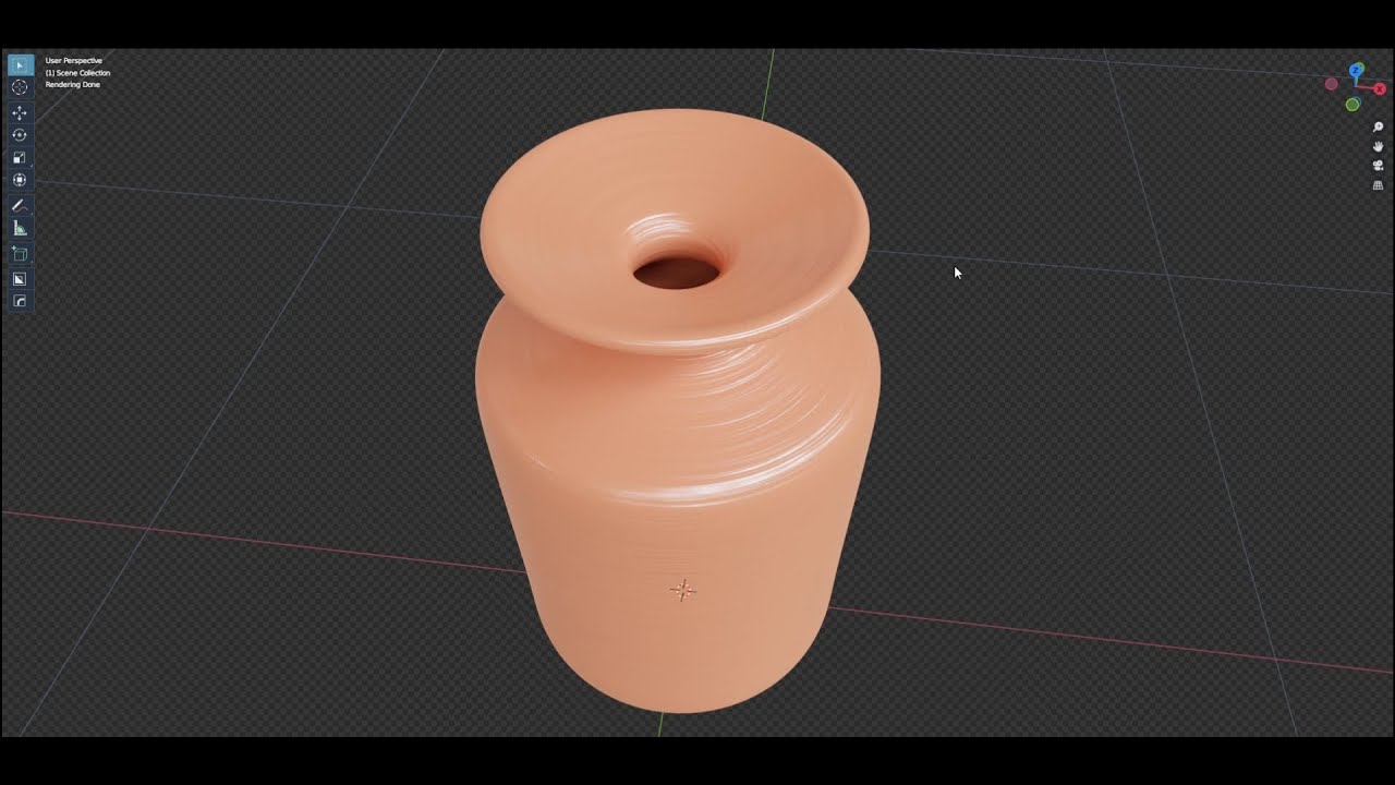 Make free hand pottery in Blender 3D - YouTube