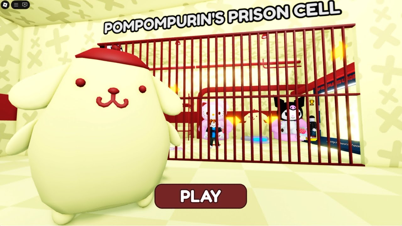 POMPOMPURIN PRIOSN RUN! NEW SCARY OBBY (ROBLOX) - YouTube
