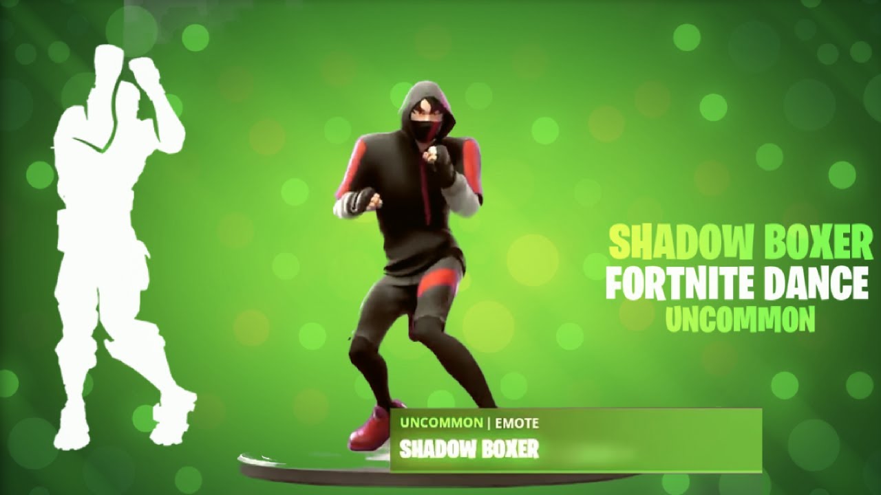 FORTNITE SHADOW BOXER EMOTE (WITH DIFFERENT SKINS!) - YouTube