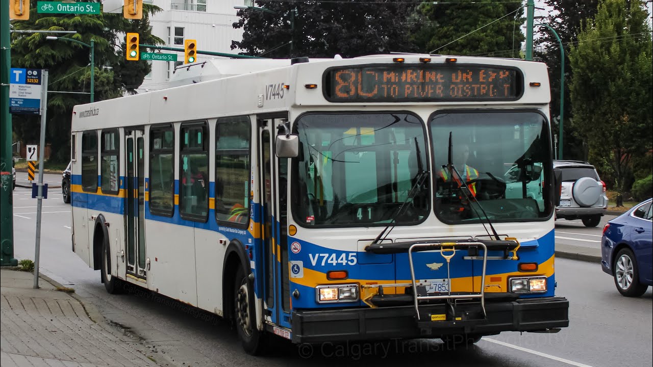 TransLink (CMBC) 2001 New Flyer D40LF - 7445 - YouTube