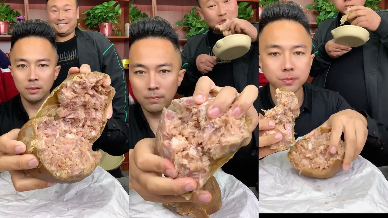Today we eat a big meatball, ASMR MUKBANG FOOD EATING SHOW 吃播美食秀 Ep162 ...
