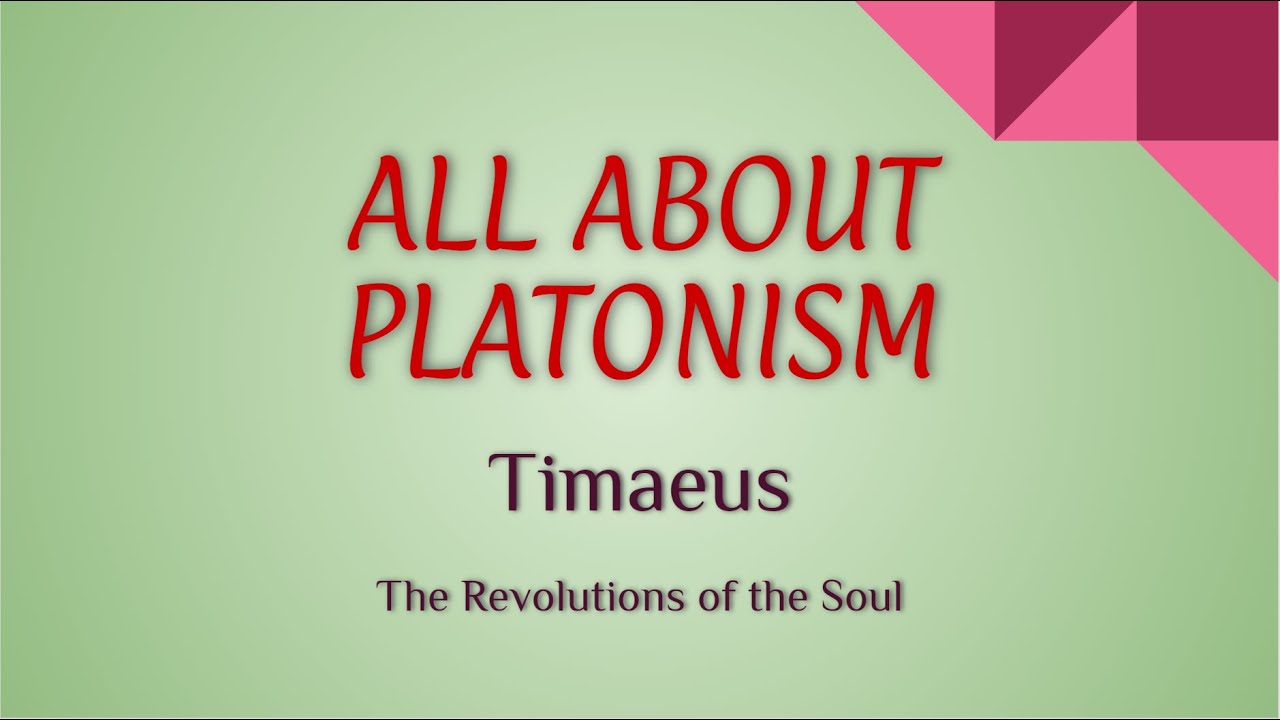 Timaeus--Revolutions of the Soul - YouTube