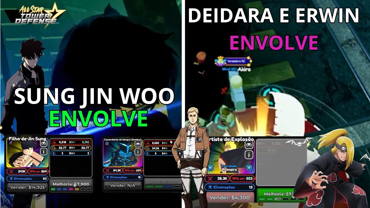 SHOWCASE DEIDARA ENVOLVE SUNG JIN WOO ENVOLVE E ERWIN NO ALL STAR X ...