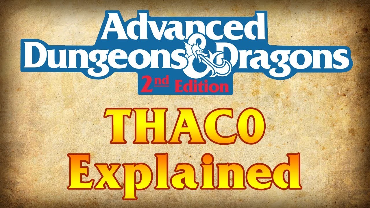 THAC0 Explained (AD&D 2e) - YouTube