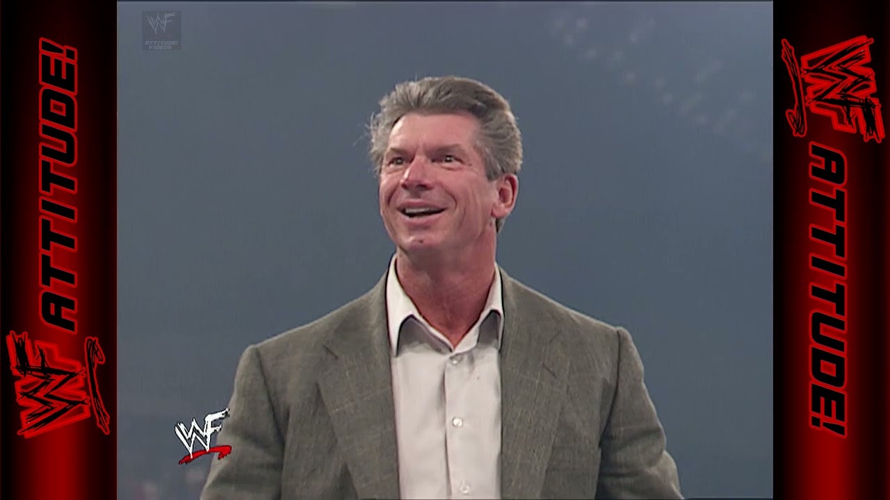 Vince McMahon selects the members of Team WWF | WWF RAW (2001) 1 - YouTube