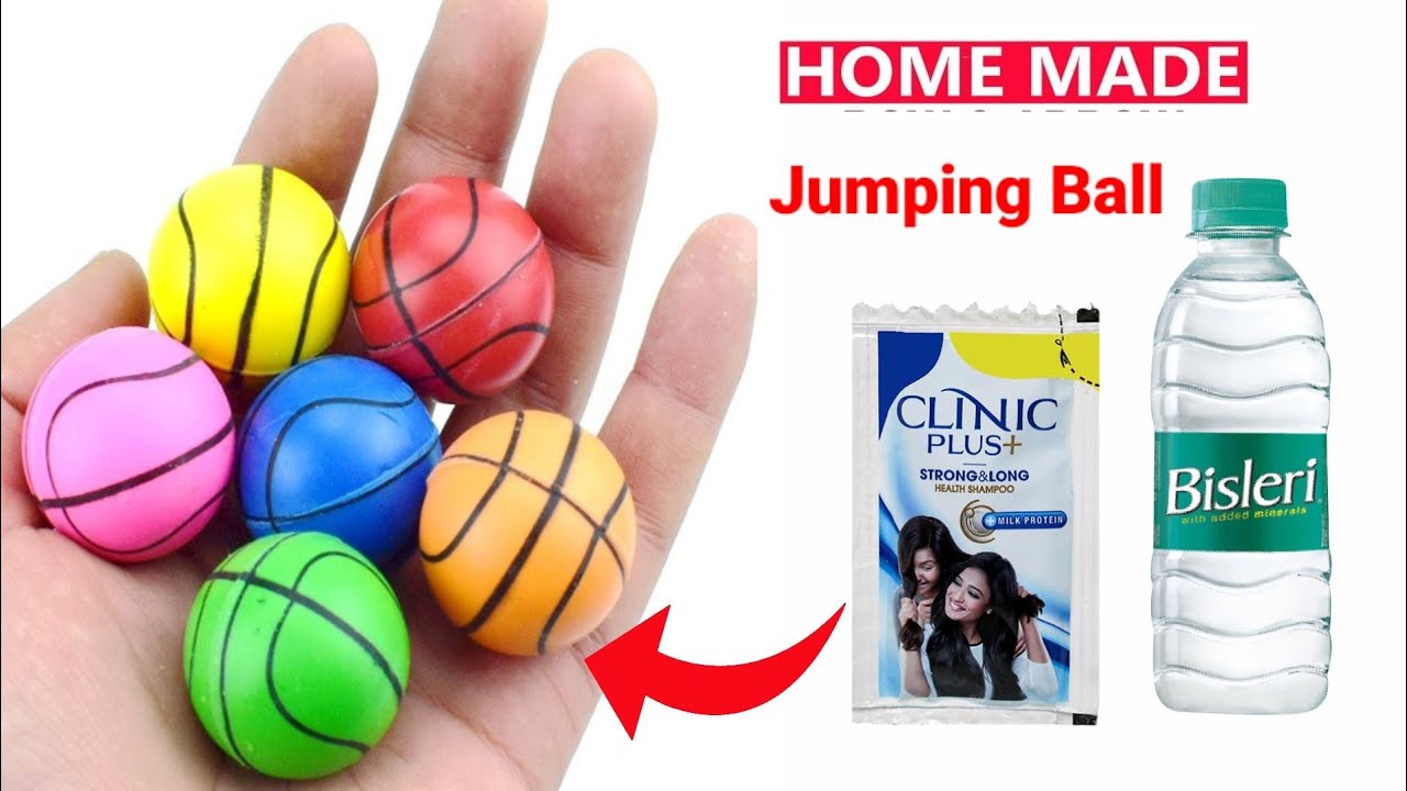 How to make Crazy balls at home/Bouncy ball/homemade crazy ball/diy ...