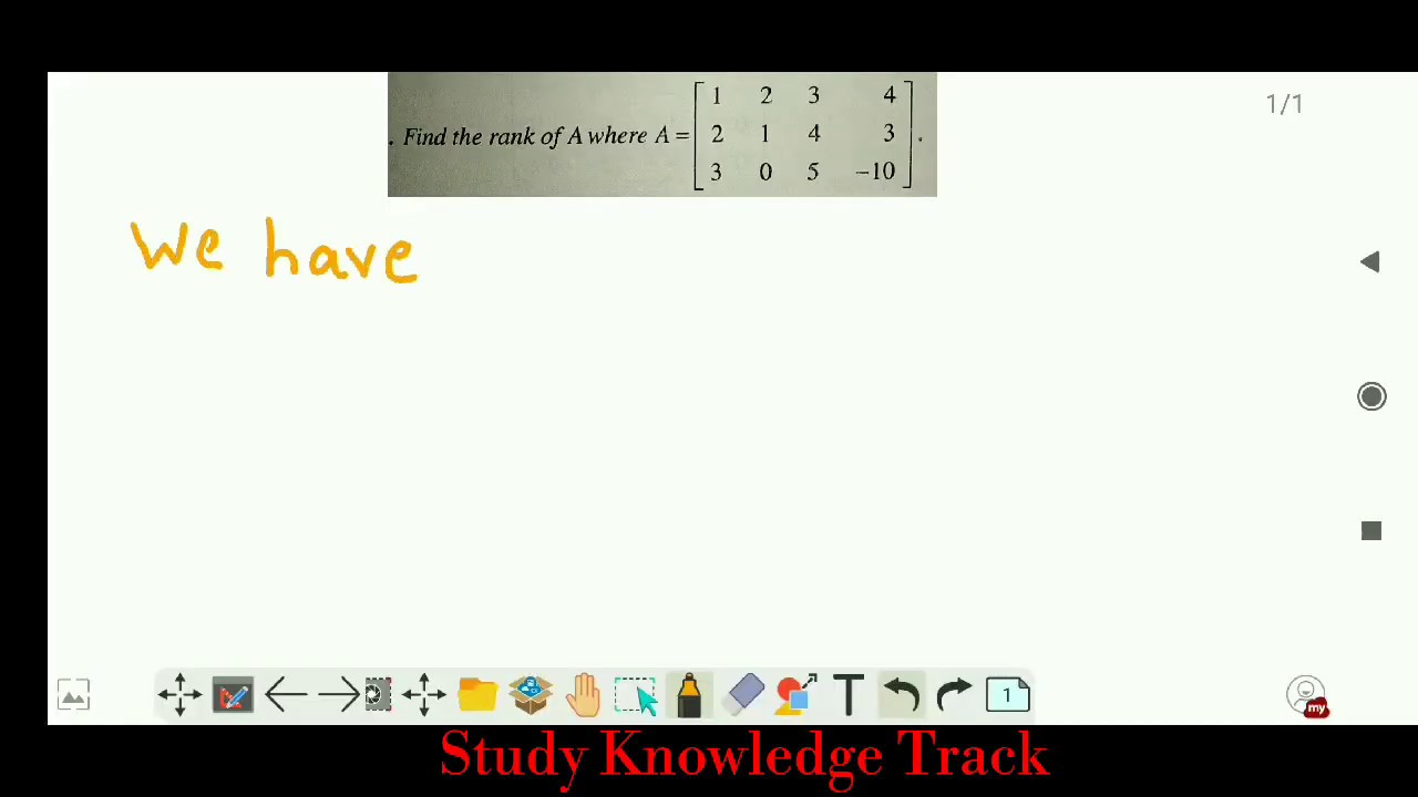 Rank of Matrix Using Elementary Transformations or Elementary ...