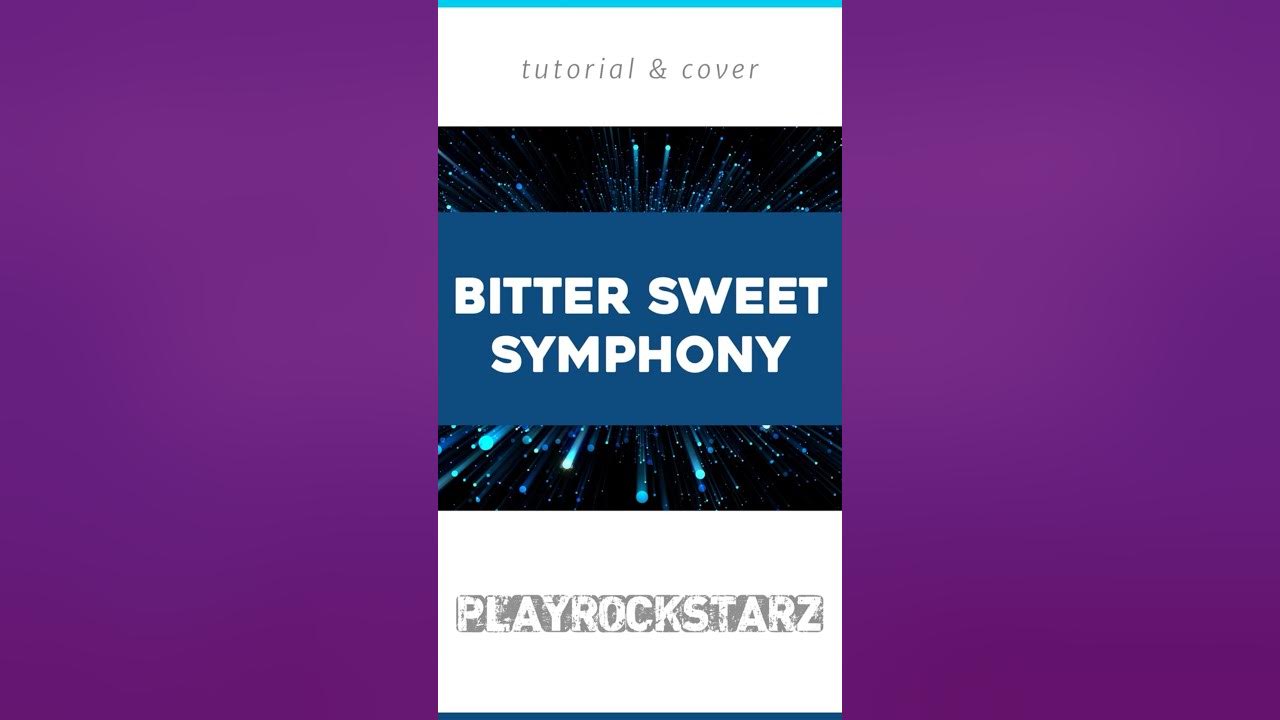 como tocar BITTER SWEET SYMPHONY en guitarra THE VERVE ⭐️ TUTORIAL / ACORDES / TABS - YouTube