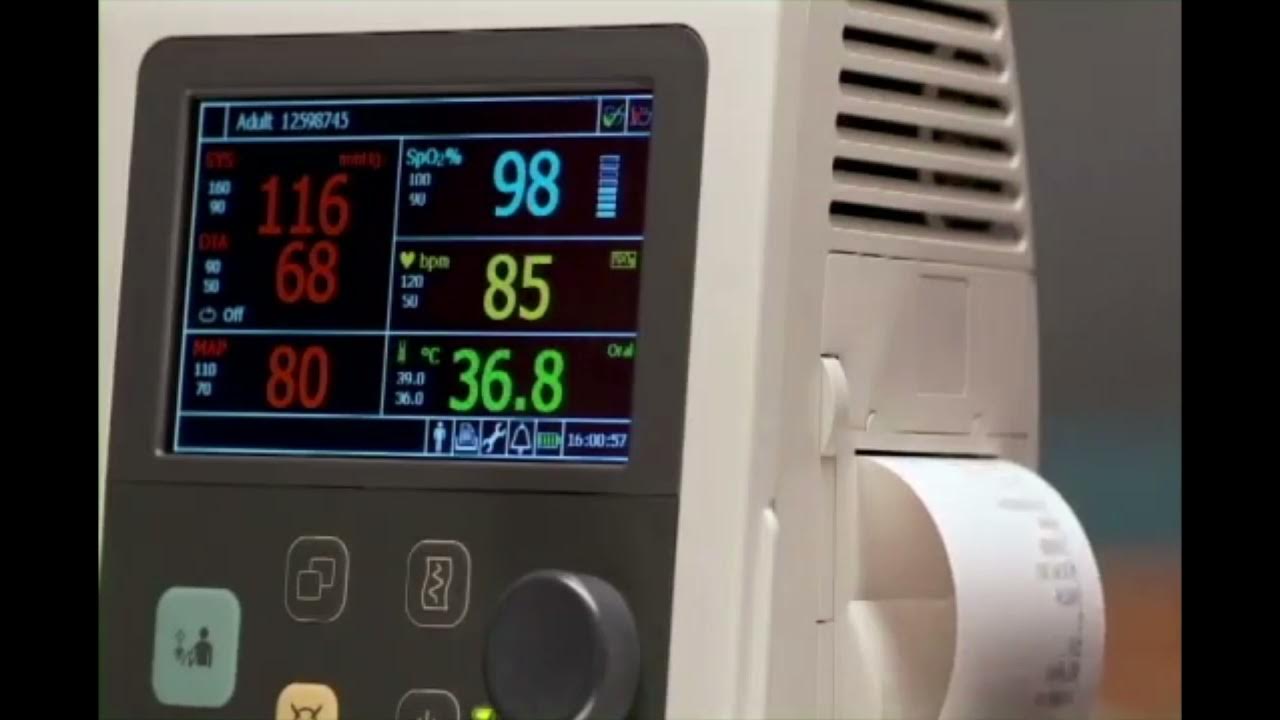 Philips Suresigns Vs2 Spot Check Patient Monitor Basic Operation Youtube