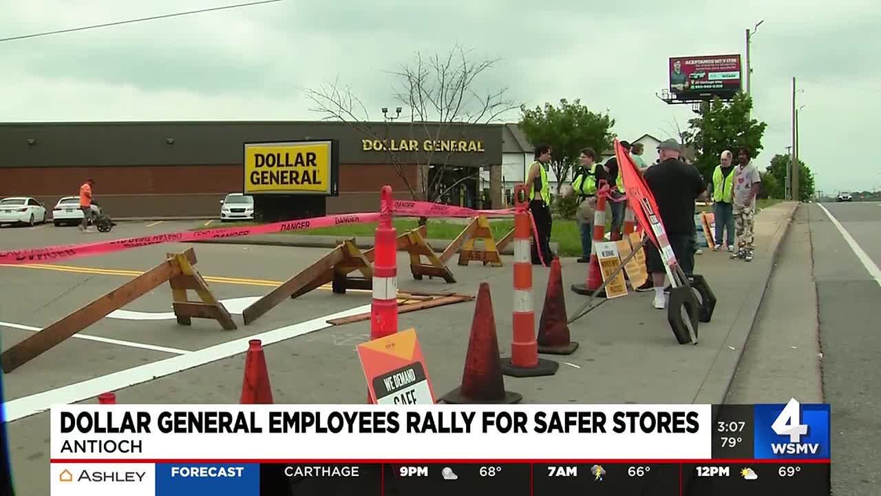 Dollar General employees rallying for safer stores - YouTube