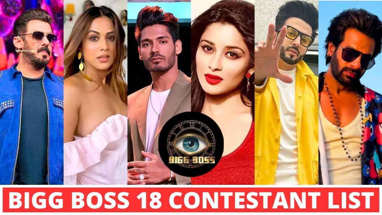 Bigg Boss 18 Confirmed Contestants List Out, BB 18 Contestants List ...