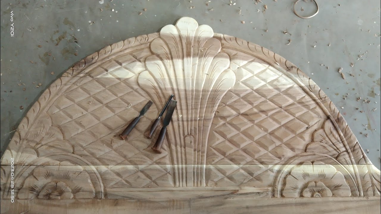 Wooden 6 Fut Plan Bed // How To Make Palang Design Carving - YouTube