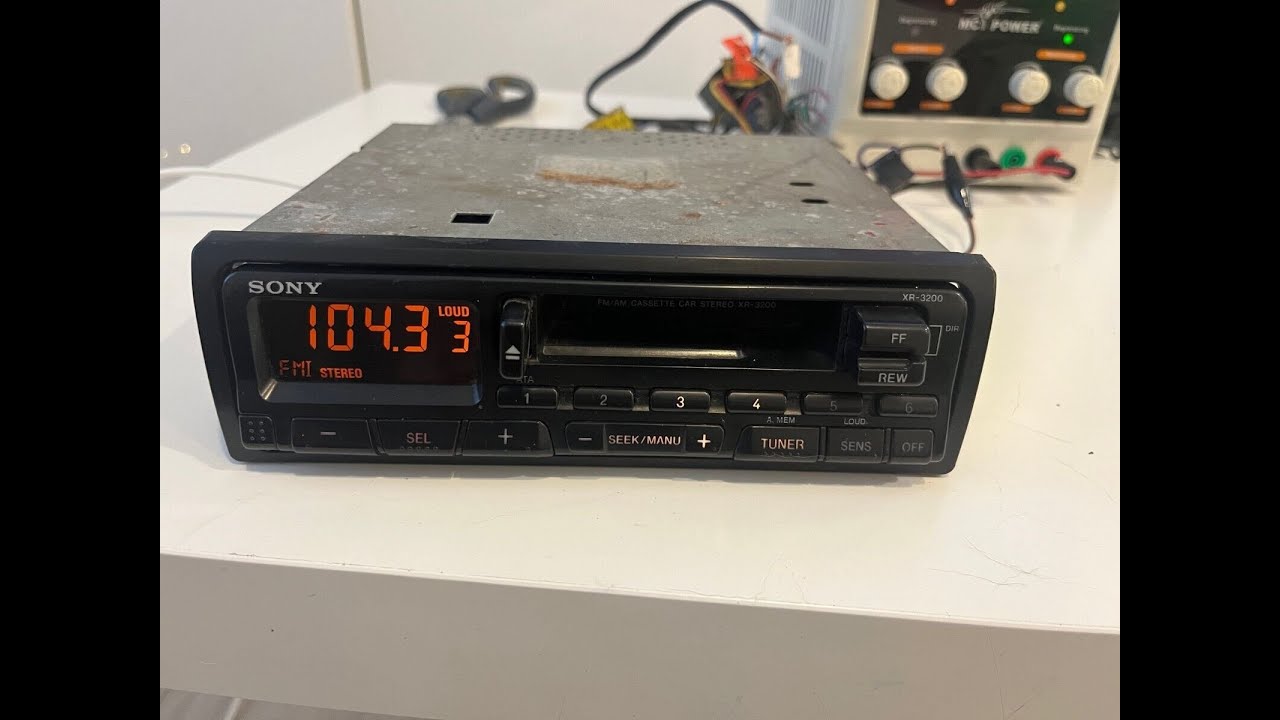 Vintage Sony XR-3200 Test Video. - YouTube