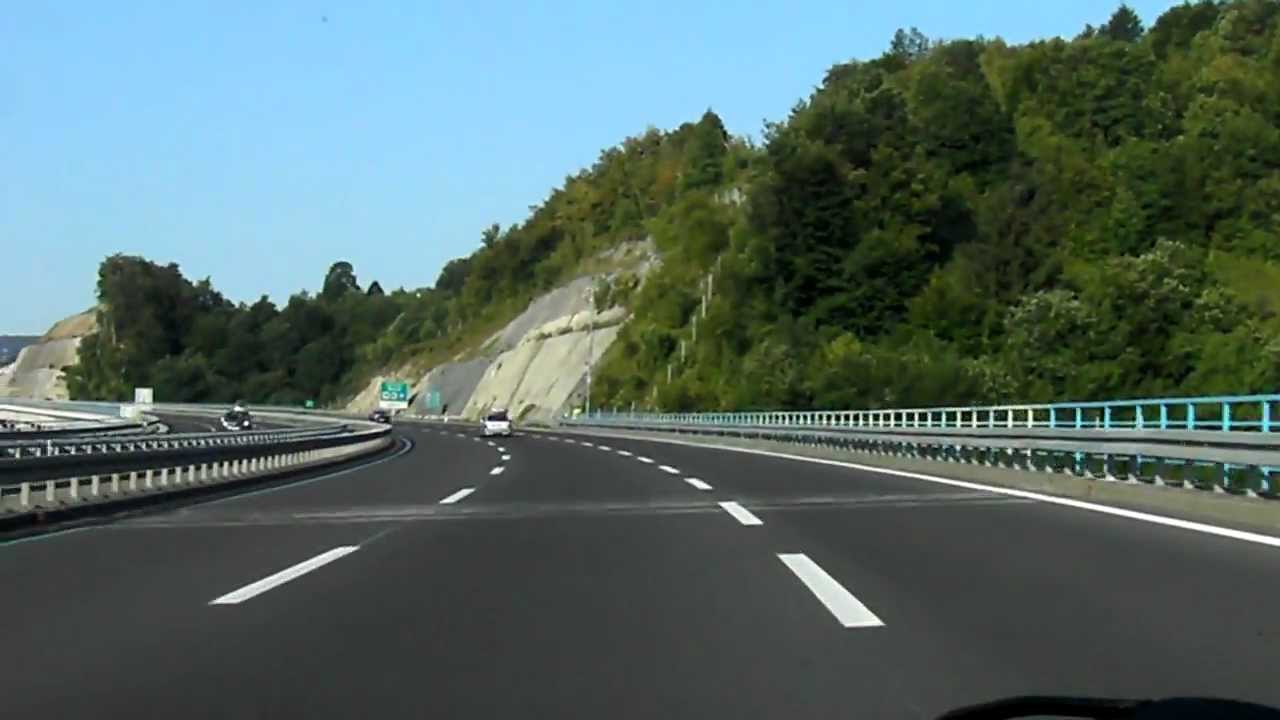 Croatia highway A1 + Tunel Mala Kapela - YouTube