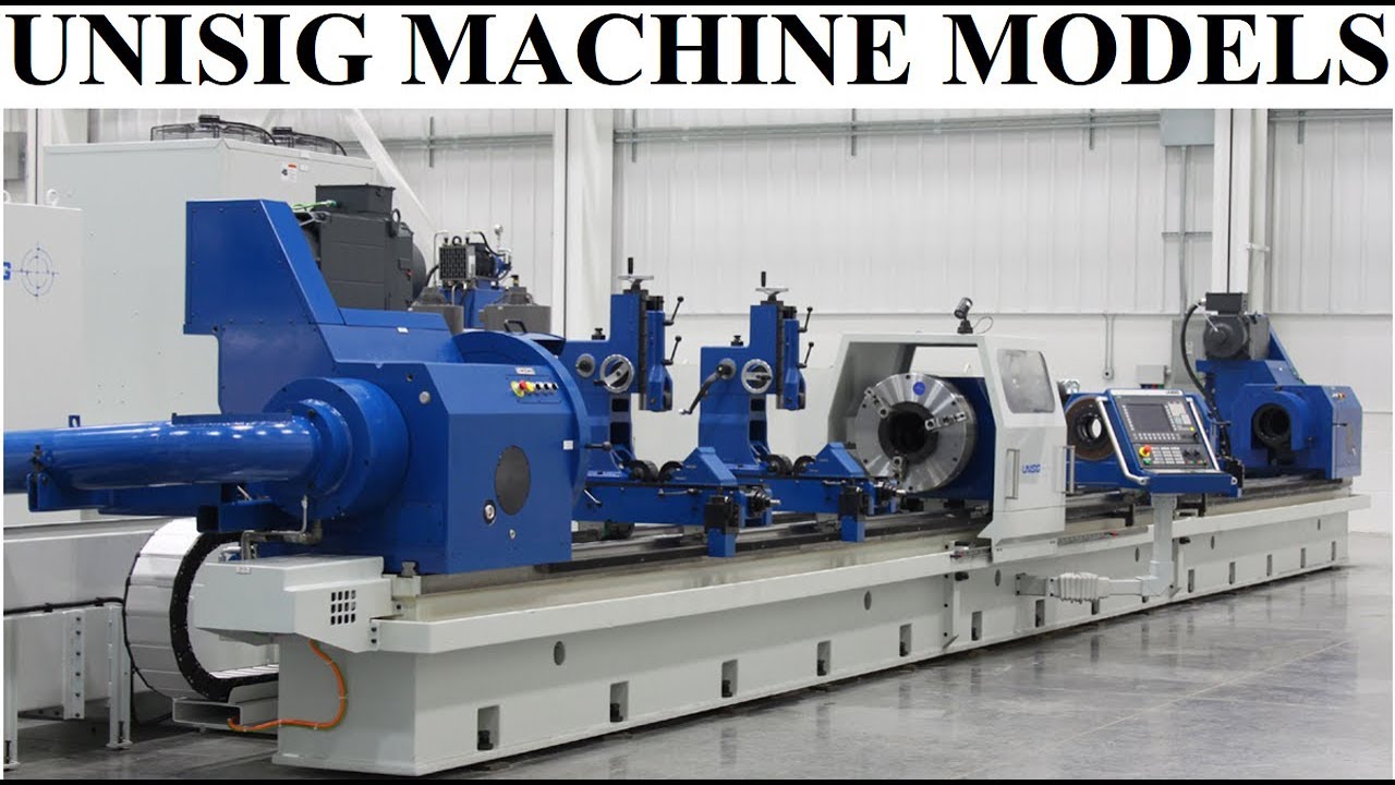 UNISIG MACHINE MODELS (CNC Machine Tools) - YouTube