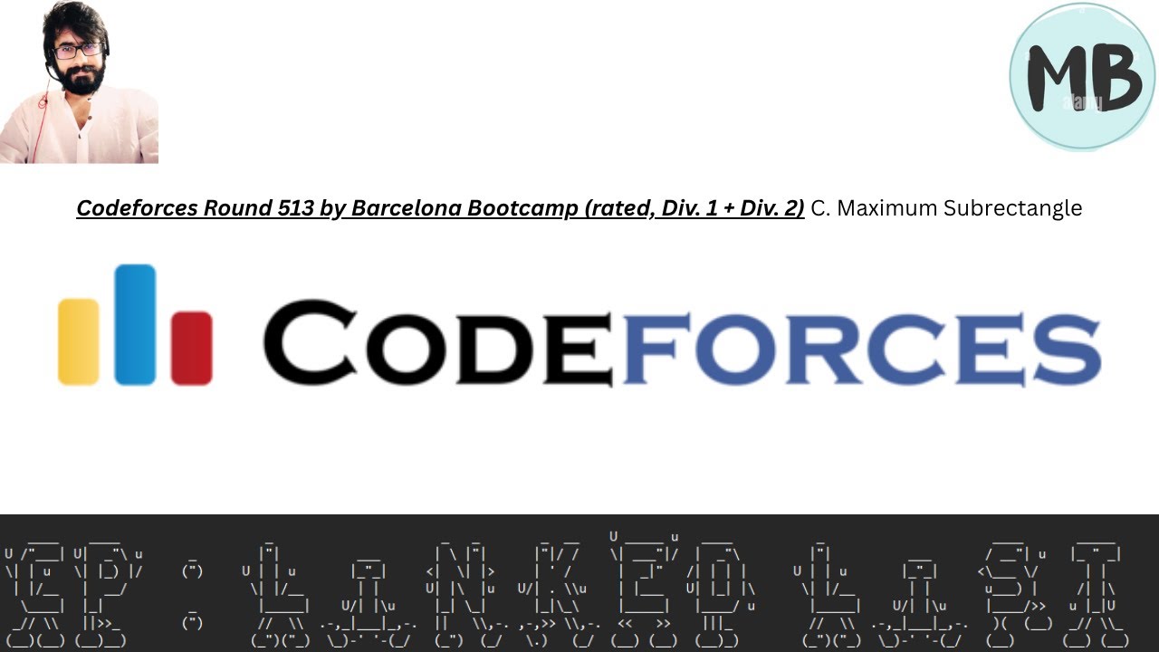 24. Codeforces Round 513 (rated Div. 1 + Div. 2) C. Maximum Subrectangle : JAVA - YouTube