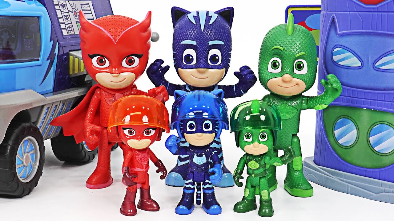 Transform into a giant PJ Masks! Defeat the bad guys trying to steal ...