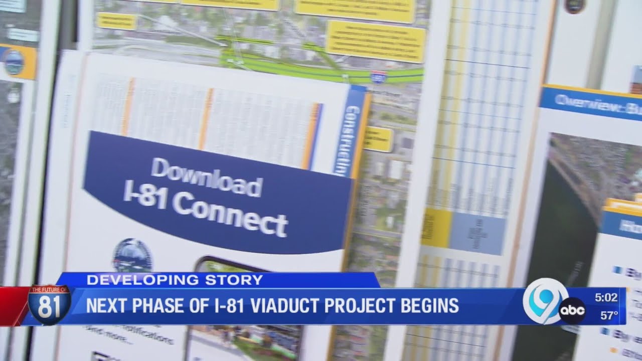 Next phase of I-81 viaduct project in Syracuse begins - YouTube