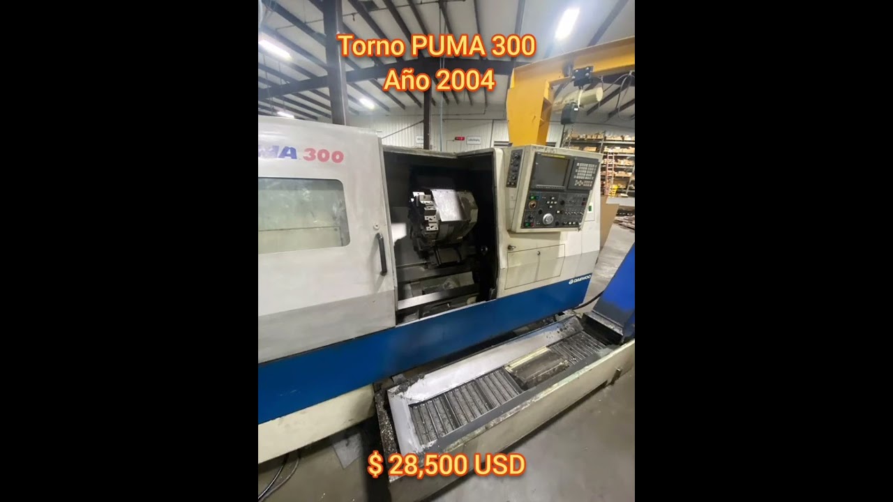 Torno PUMA 300 - YouTube