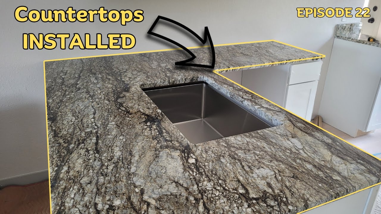 Building a House START to FINISH | Stone Counter Tops, Gutters ...