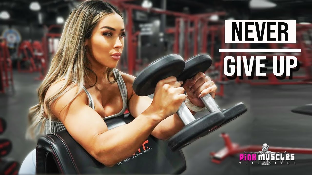 NEVER GIVE UP 🔥- Cassandra Martin - Female Fitness Motivation - YouTube
