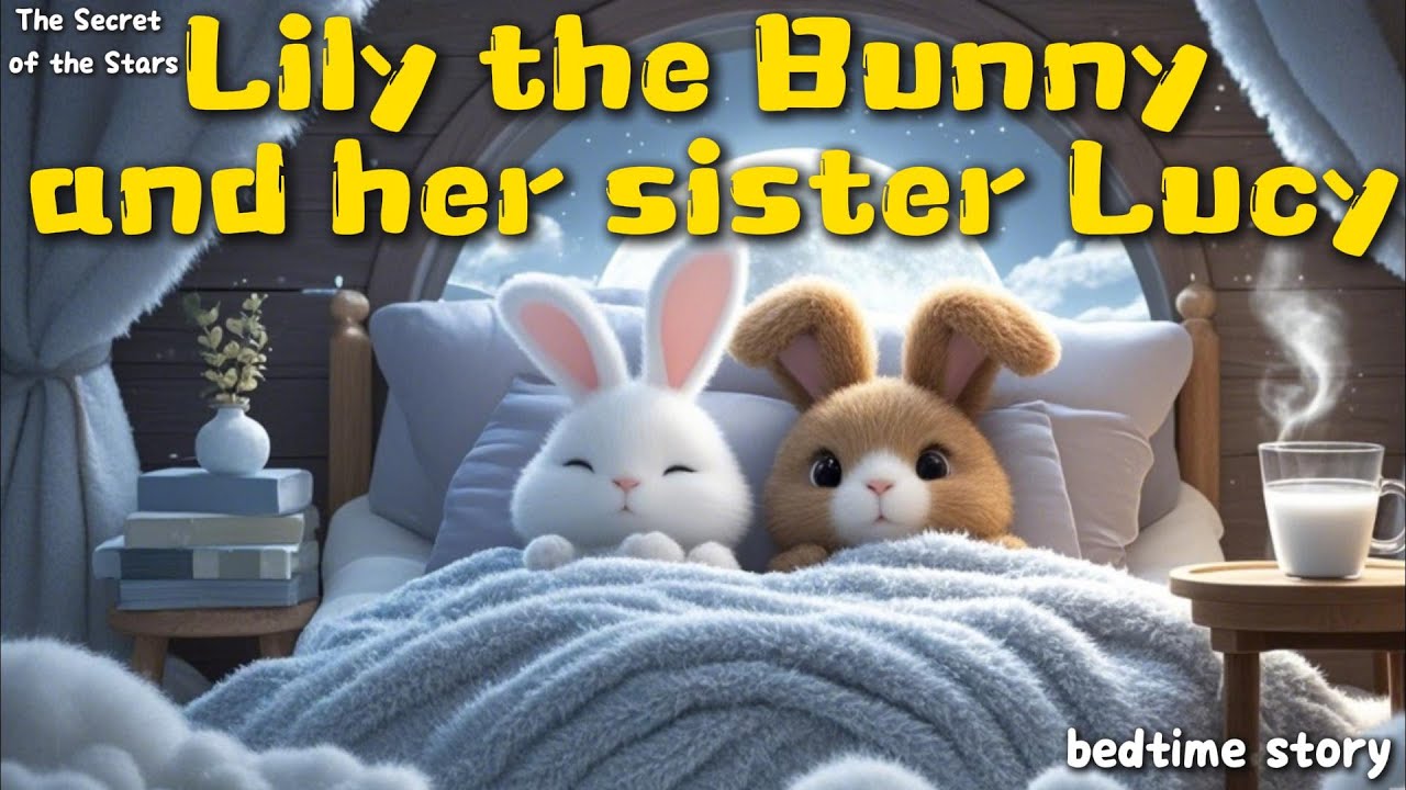 Lucy the Sleepy Bunny | Bedtime stories for kids with relaxing music ...