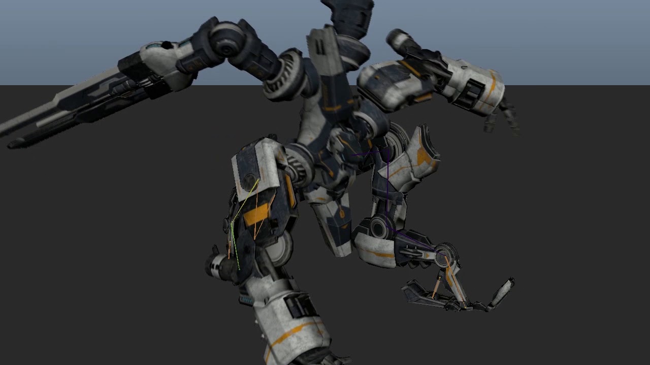 Hekaton Rig Animation Test - YouTube