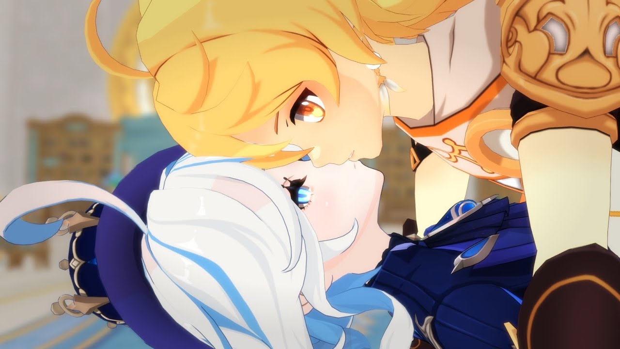 Furina kiss Aether [Genshin Impact MMD] - YouTube