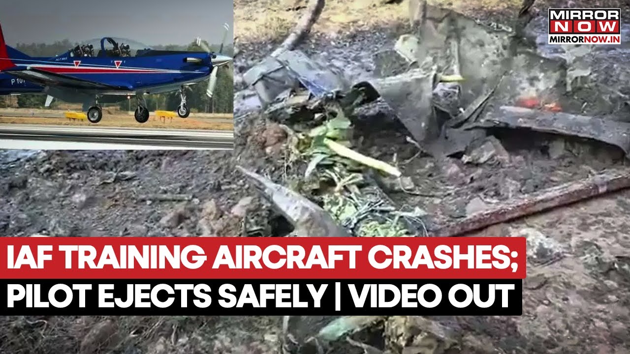 IAF Training Aircraft Crashes In Chennai's Tambaram Pilot Ejects Safely ...