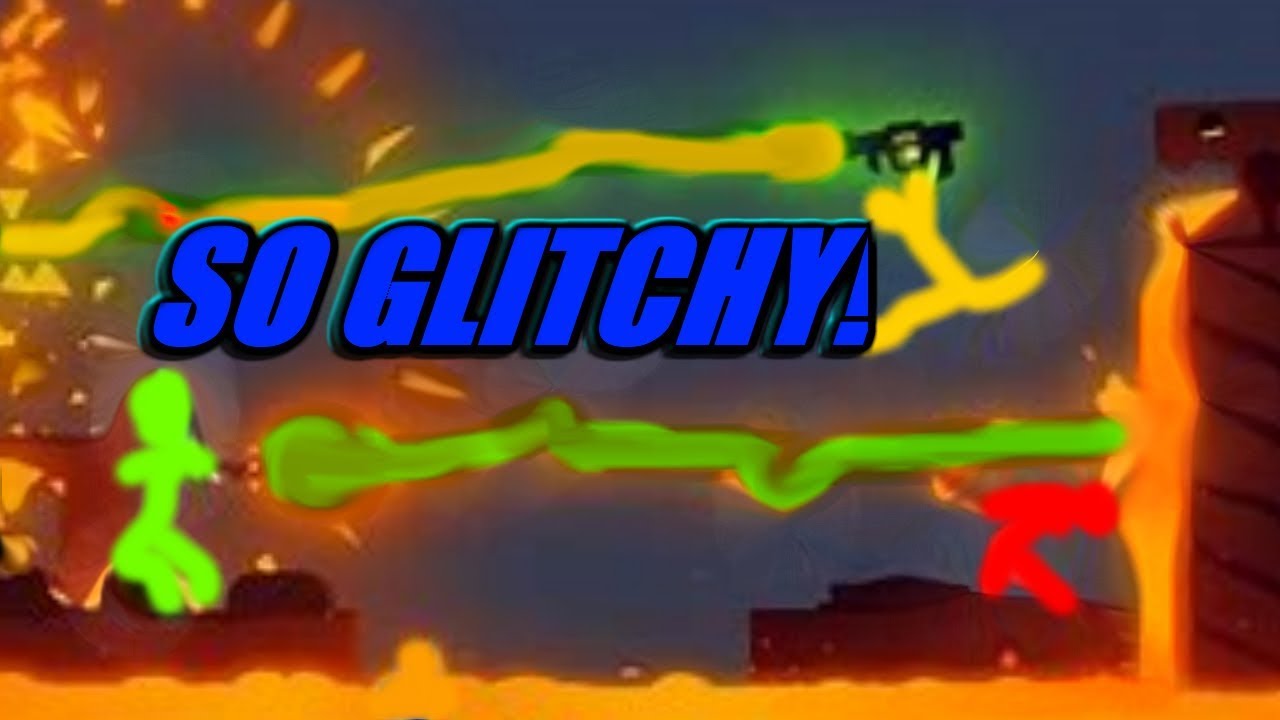 THIS IS SO GLITCHY (stick fight) - YouTube