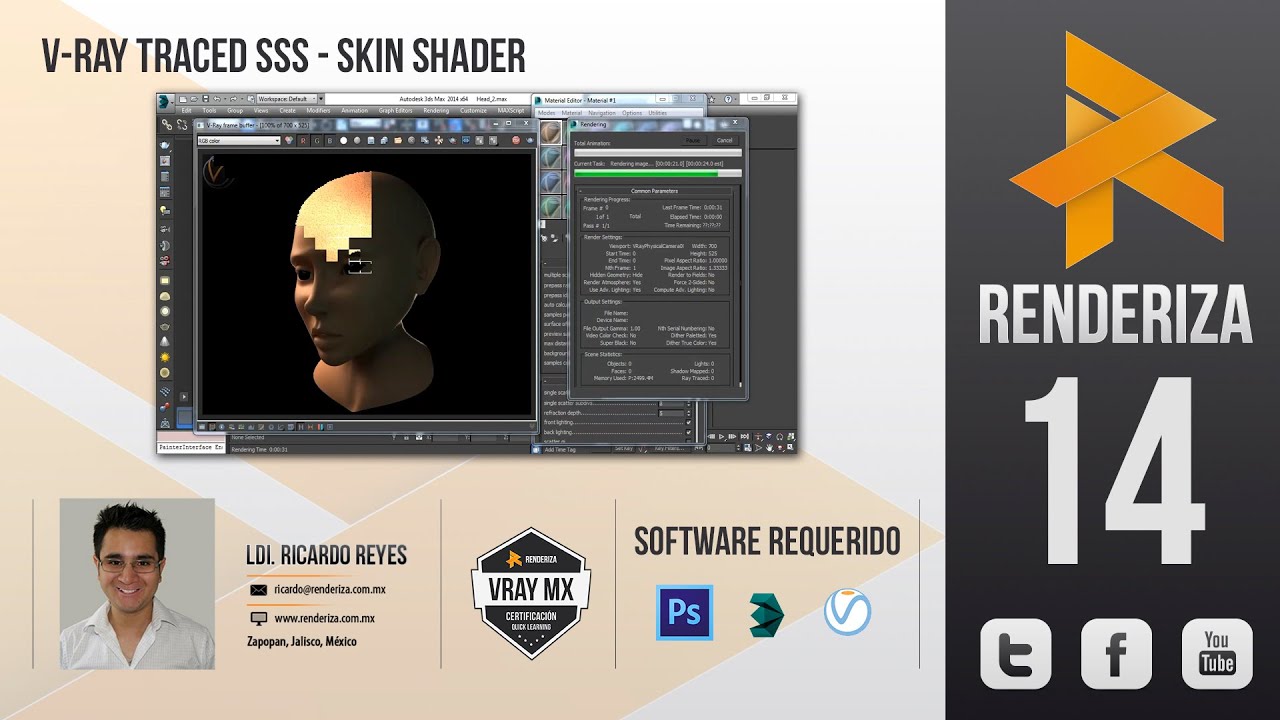 14 Ray traced SSS - Skin Shader - YouTube