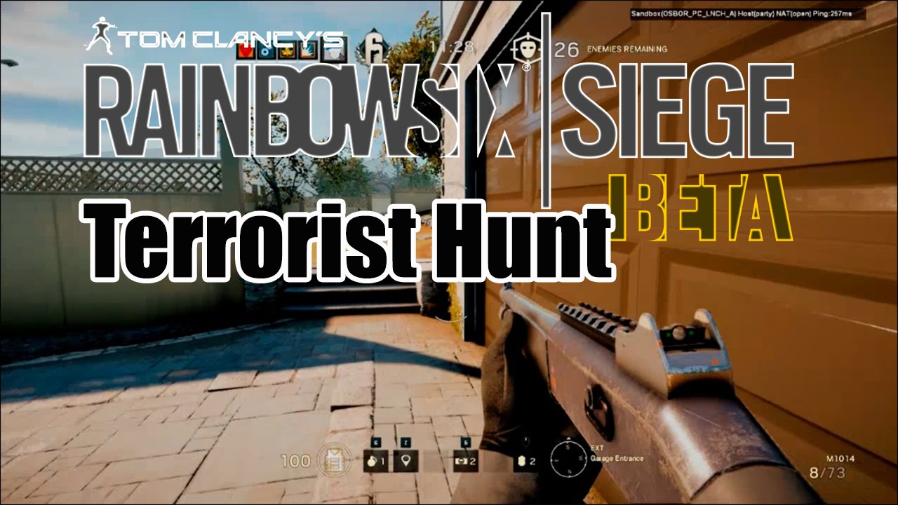 RAINBOW SIX Siege BETA: Terrorist Hunt Mode - Multiplayer - YouTube