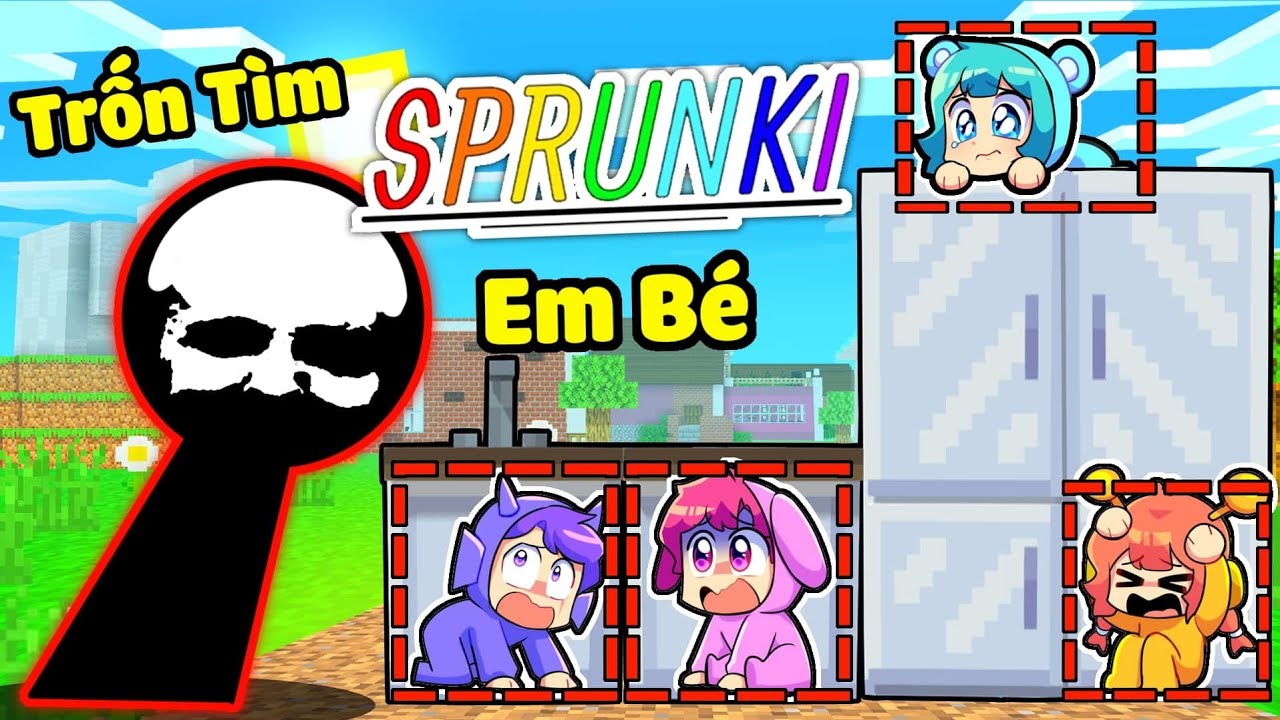 HIHA VÀ YUMMIE EM BÉ THỬ THÁCH TRỐN TÌM VỚI BẢO MẪU BLACK TRONG ...