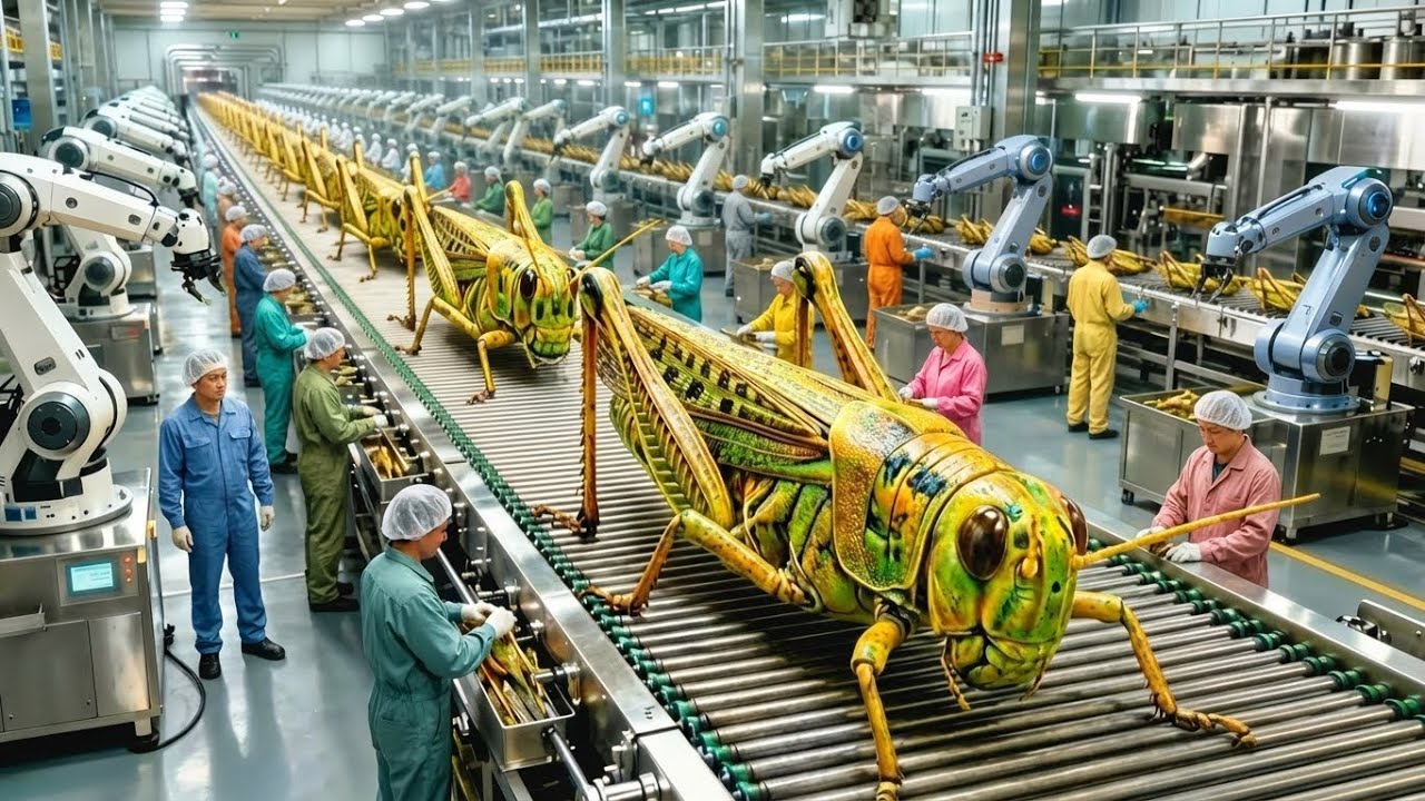 Inside the Modern Grasshopper Factory How Ordinary Grasshoppers Become ...