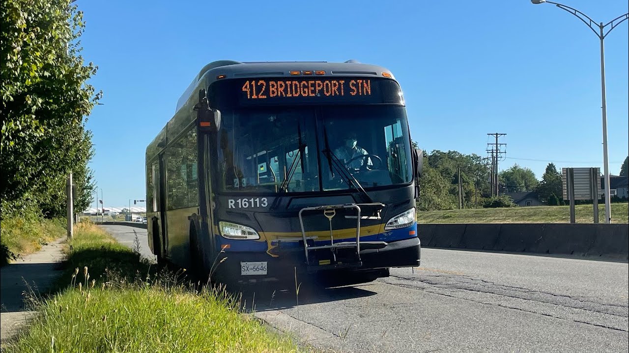Vancouver Translink: 2016 New Flyer XD40 #16113 on 412 Bridgeport Stn ...