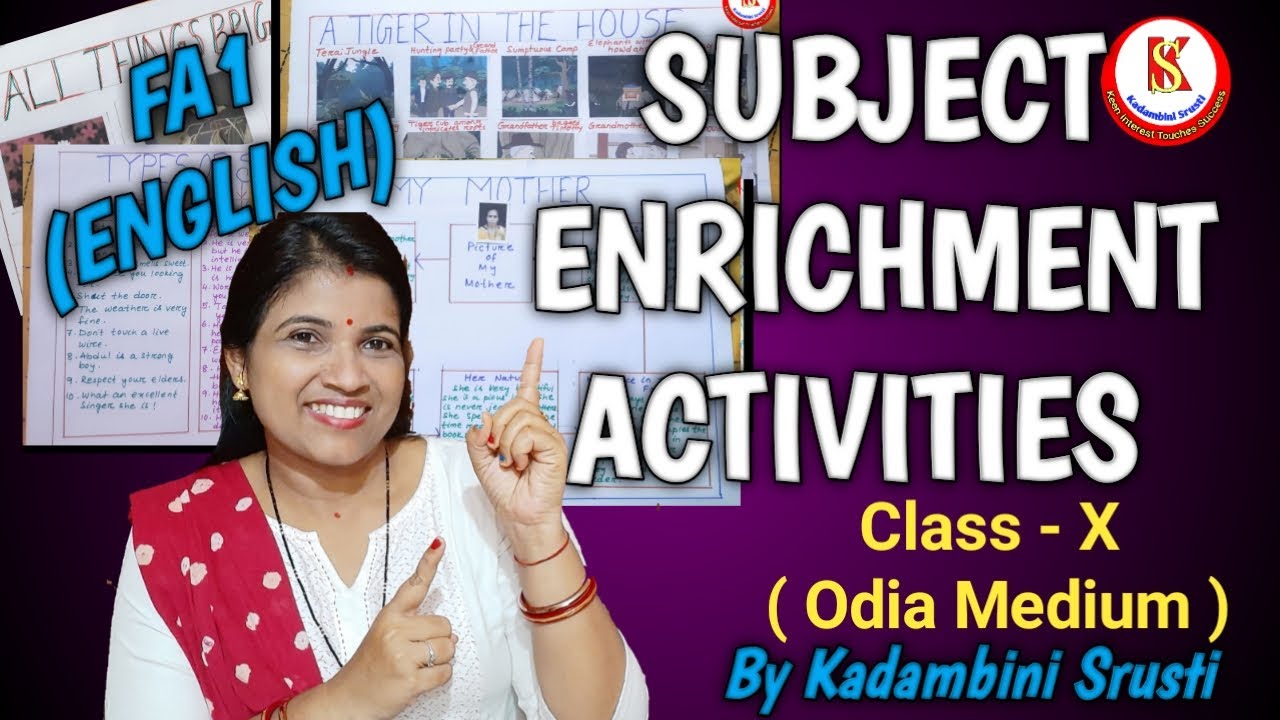 SUBJECT ENRICHMENT ACTIVITIES FA 1 CLASS X ODIA MESDIUM subject-enrichment-activities-fa-1-class-x-odia-mesdium